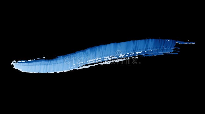 Diagonal Blue Brushstroke on Black Background, Showcasing a Sleek ...
