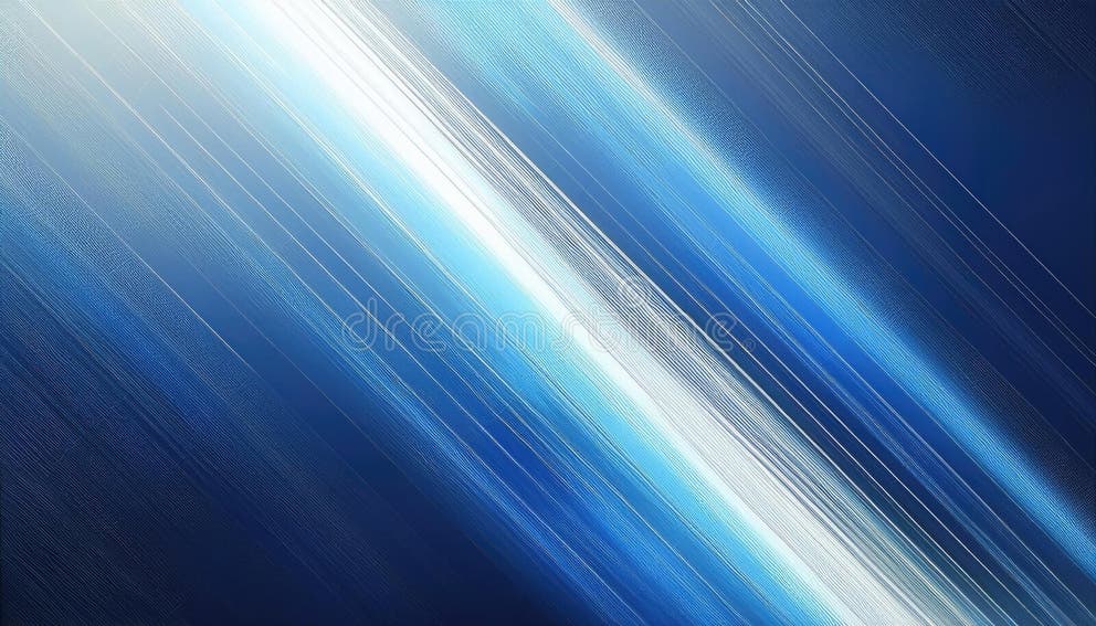 Diagonal Blue and White Streaks Resembling Abstract Light Rays on a ...