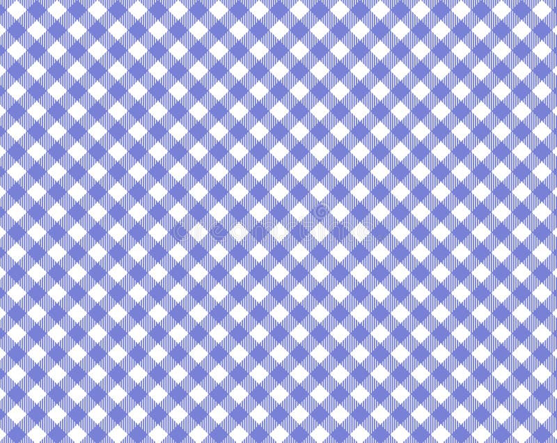 Diagonal Blue and White Tablecloth Texture Stock Illustration ...