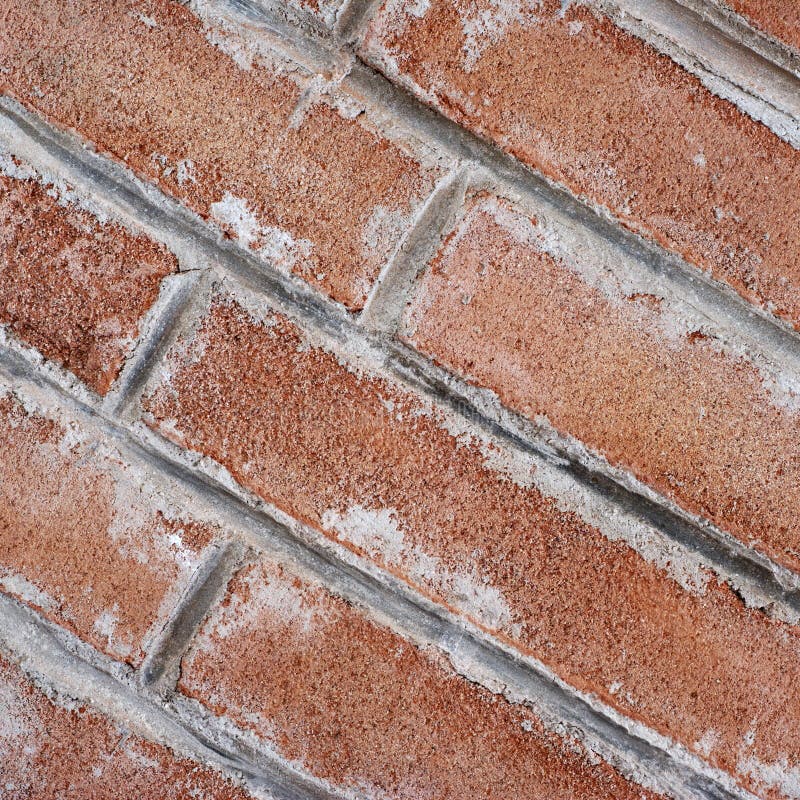 Diagonal brown brick wall stock image. Image of background - 7695053