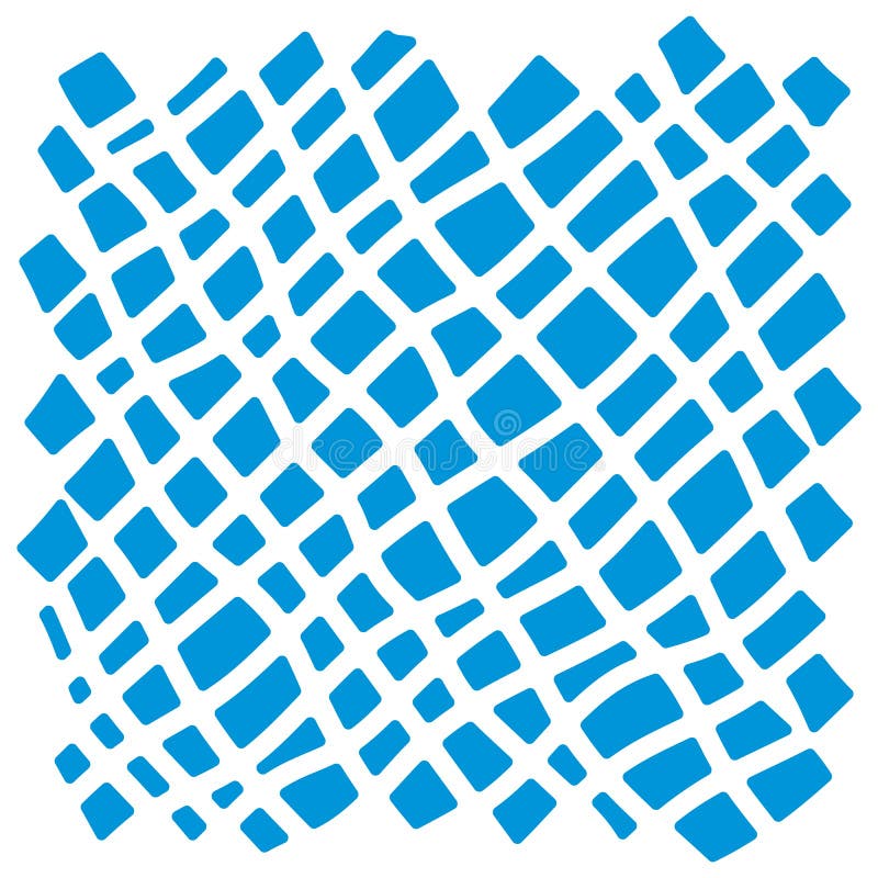 A Diagonal Checkered Pattern. Messy Striped Ornament with Hand Painted ...