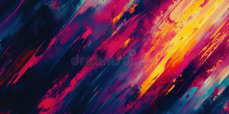 Diagonal Color Strokes: Abstract Texture with Bold, Diagonal Strokes in ...