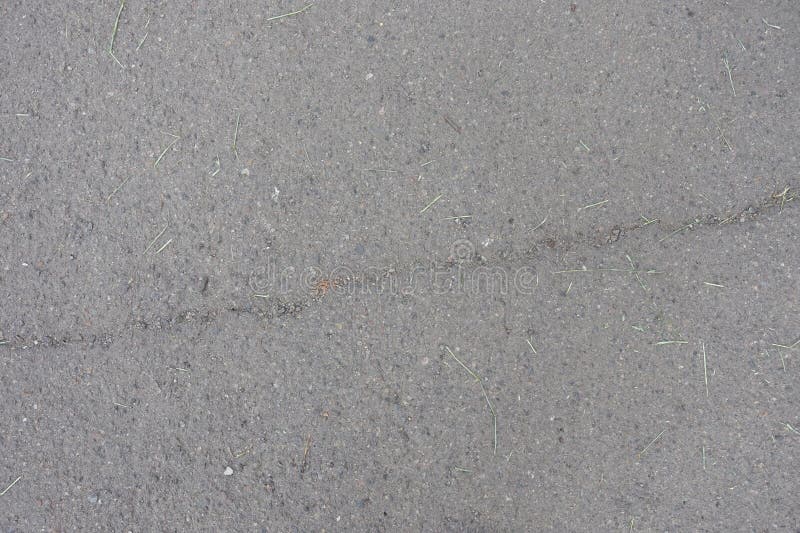 Diagonal Crack on Old Asphalt Pavement Stock Image - Image of ...