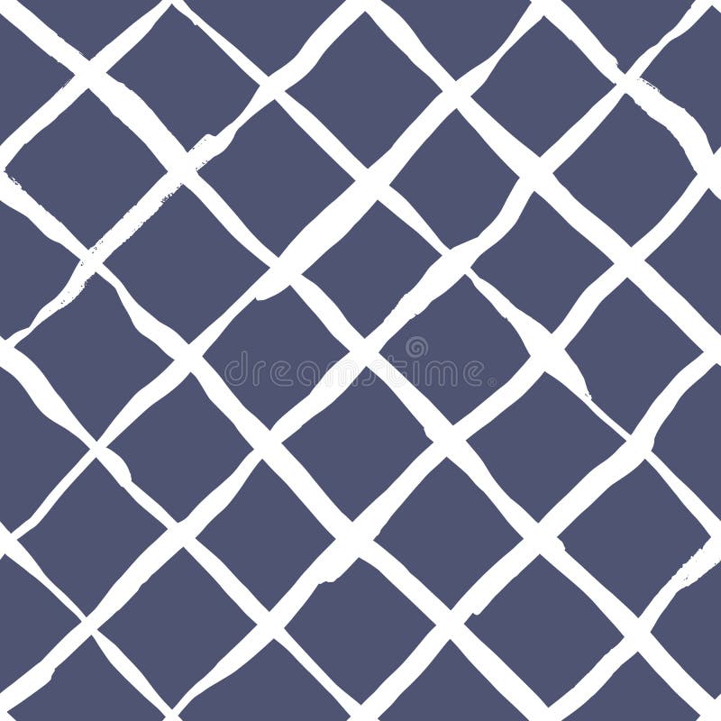 Diagonal Cross Brush Strokes Seamless Pattern Stock Vector ...