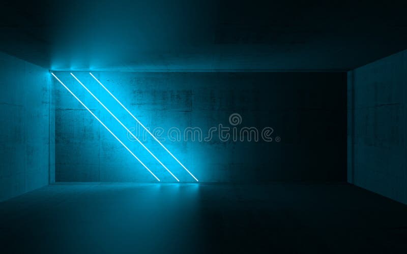 Cyan Neon Light Bulbs Custom Font With Electricity Wires Connected ...