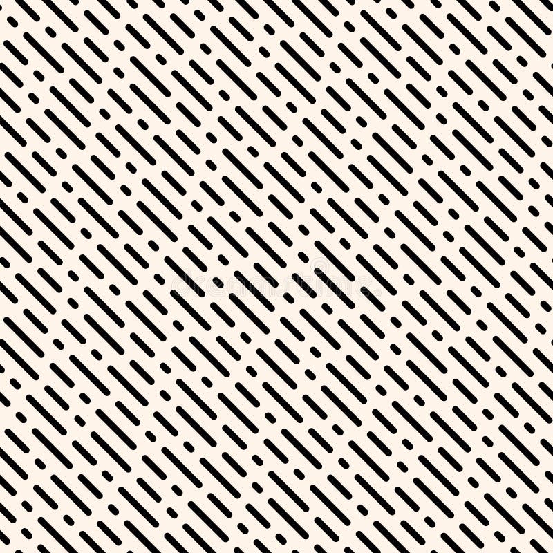 Dash Line Pattern. Subtle Vector Seamless Texture with Thin Diagonal ...