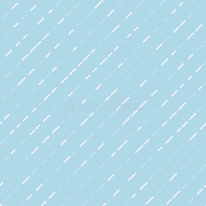 Diagonal Falling Rain Against Baby Blue Background Stock Illustration ...