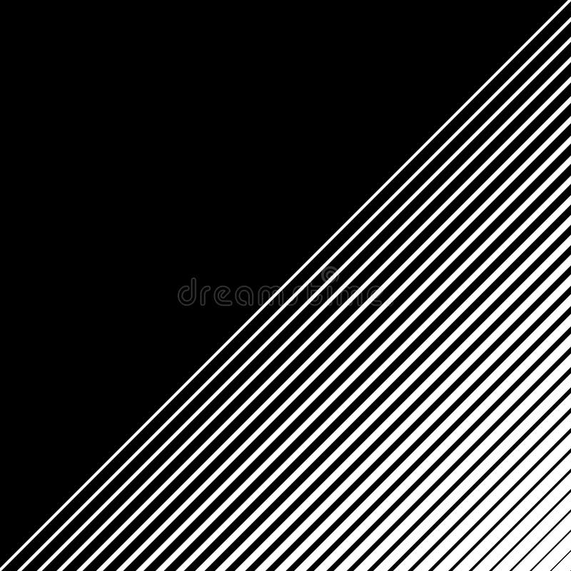 Diagonal Gradient Stripes Black and White Stock Illustration ...