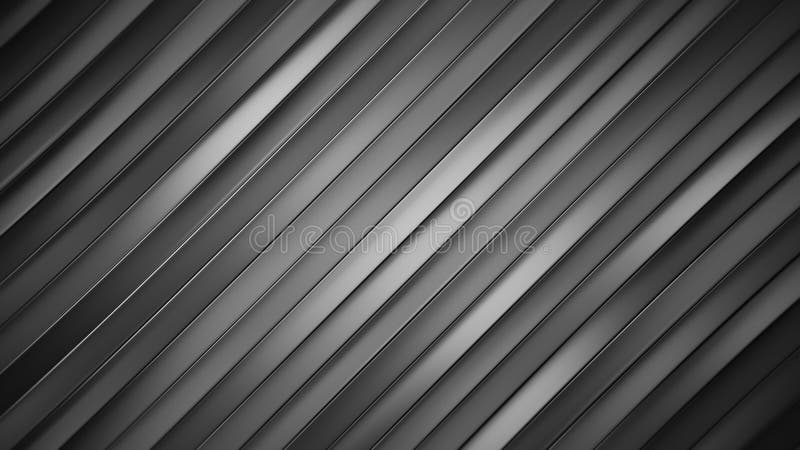 Diagonal Grey Lines Abstract 3D Render Stock Illustration ...