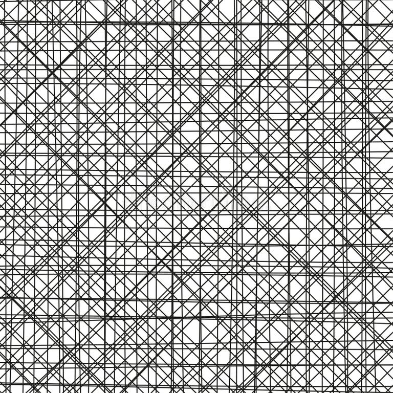 Diagonal Grid Lines. Intersecting Mesh Pattern. Abstract Geometry Vector Stock Illustration ...