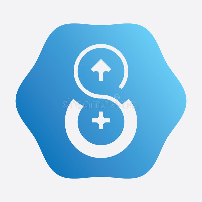 Diagonal icon logo gender stock vector. Illustration of element - 284407276