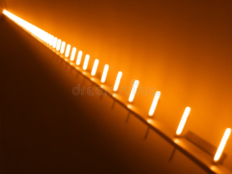 Diagonal Illumination Lamps Bokeh Backdrop Stock Image - Image of warm ...