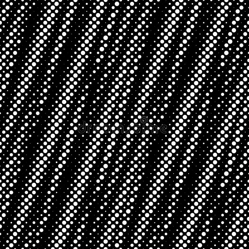 Geometric Striped Halftone Style Pattern. Seamless Vector Illustration ...
