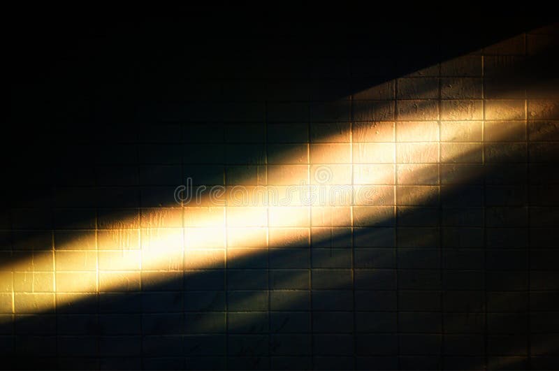 Diagonal Light of Ray on Street Wall Background Stock Image - Image of ...