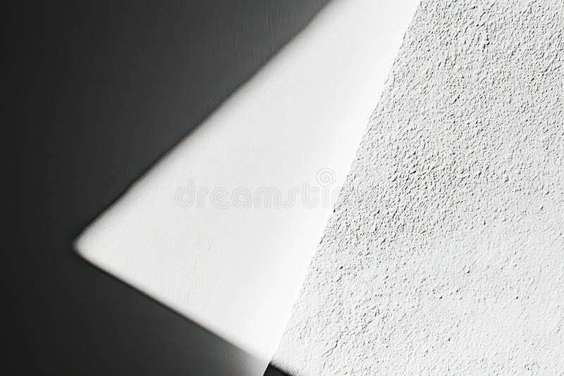 Diagonal Light Shadow on Textured White Wall Stock Illustration ...