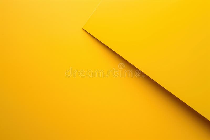 Diagonal Line Dividing Two Yellow Surfaces Creating Geometric Shapes ...