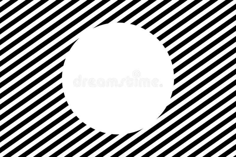 Diagonal Lines Cut Circle Frame for Text Message Stock Vector ...