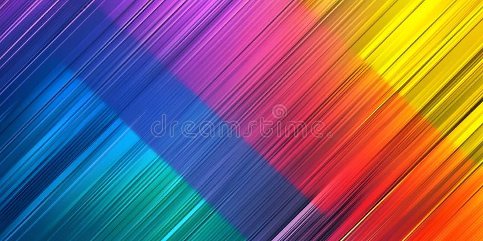 Diagonal Lines of Vibrant Colors Creating an Abstract and Dynamic ...