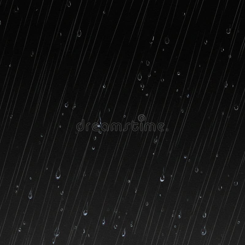 Diagonal Lines and Water Droplets Falling Against a Dark Background ...