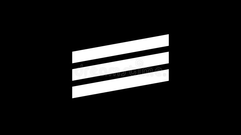 Diagonal Menu Icon with Three White Lines Stock Footage - Video of ...