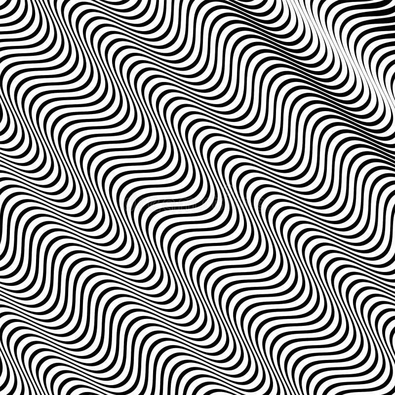 Diagonal, Oblique, Slanting Waving, Wavy, Zigzag Lines. Irregular ...