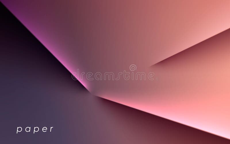 Diagonal Papercut Background Smooth Gradient Color Stock Vector ...