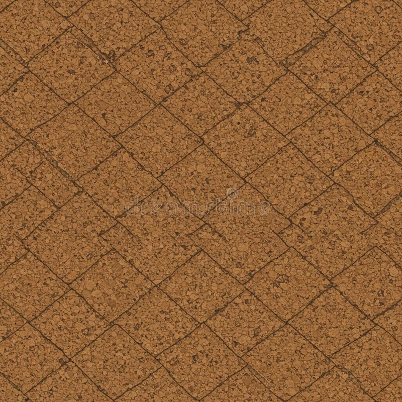 Diagonal Pattern of Cork Tiles with a Rough, Textured Surface Stock ...