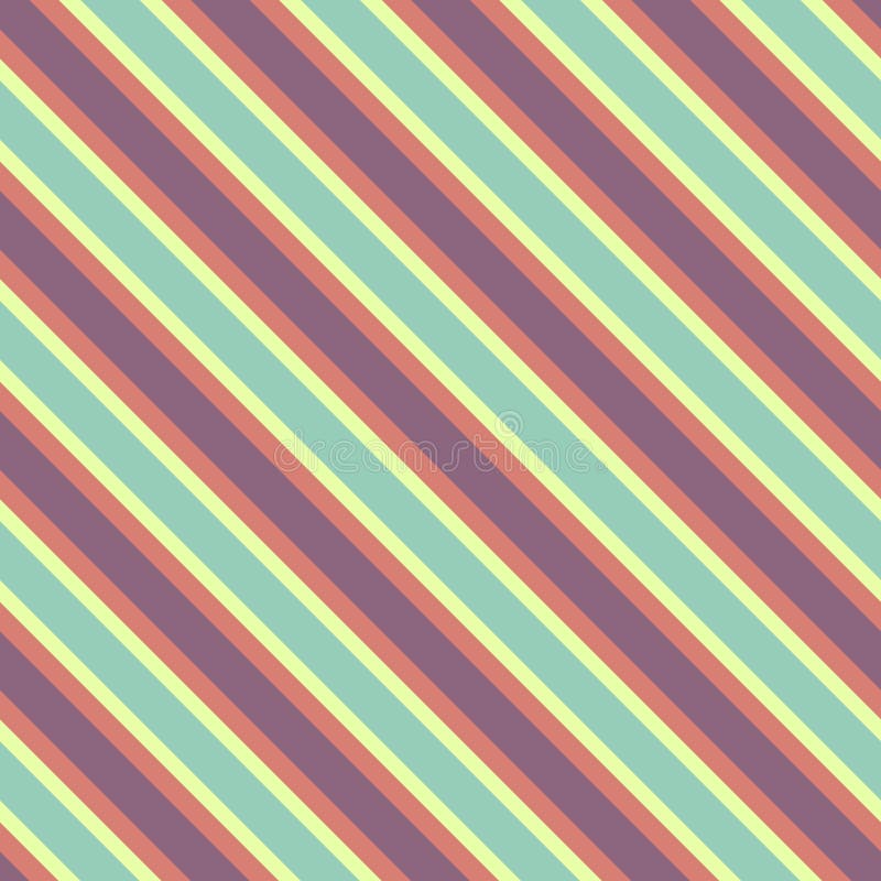 Multicolor Striped Pattern with Diagonal Lines Stock Vector ...