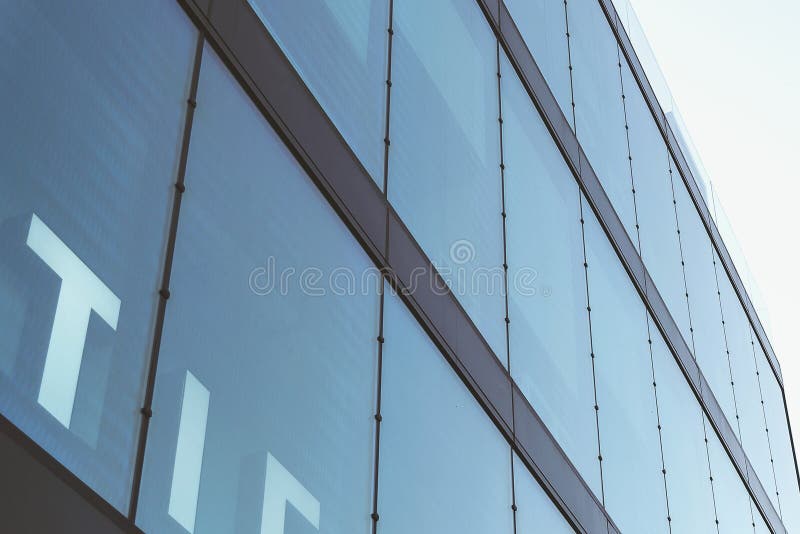 Diagonal Perspective Architecture Stock Image - Image of view, glass ...