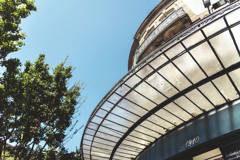 Diagonal Perspective Architecture Stock Photo - Image of steel ...