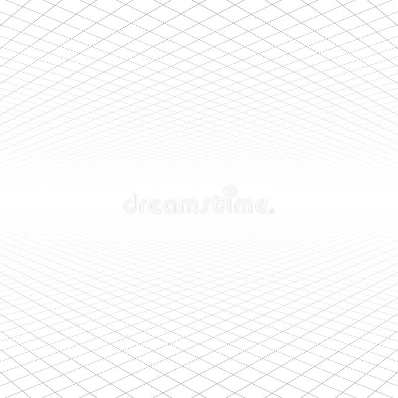 Diagonal Perspective Grid 3 Stock Vector - Illustration of area, plan ...