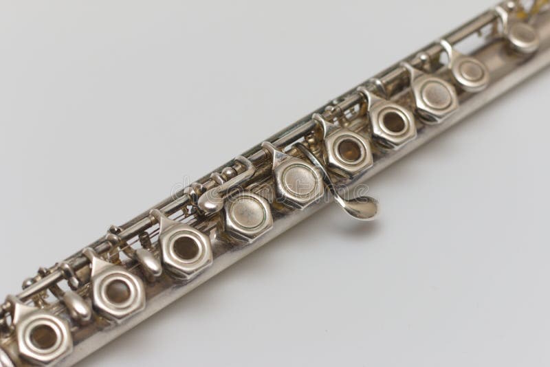Flute diagonal view stock image. Image of musician, arts - 6007