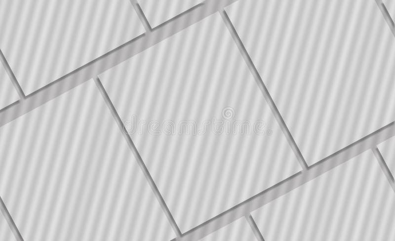 Diagonal Posters Mockup Lying on Neutral Grey Background with Soft ...