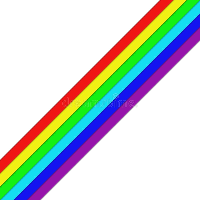 Diagonal Rainbow stock illustration. Illustration of multi - 1133486
