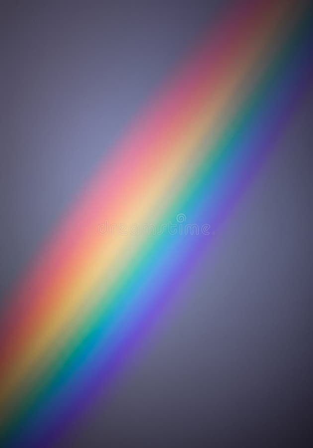 Diagonal Rainbow Spectrum on a Gray Background Stock Image - Image of ...