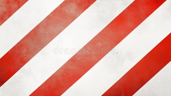 Diagonal Red and White Stripes Intersecting with Textured Surface ...