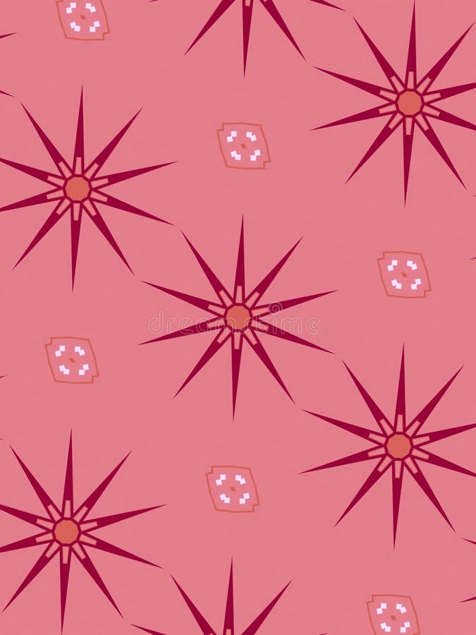 Diagonal Retro Star Patterns Stock Illustration - Illustration of ...