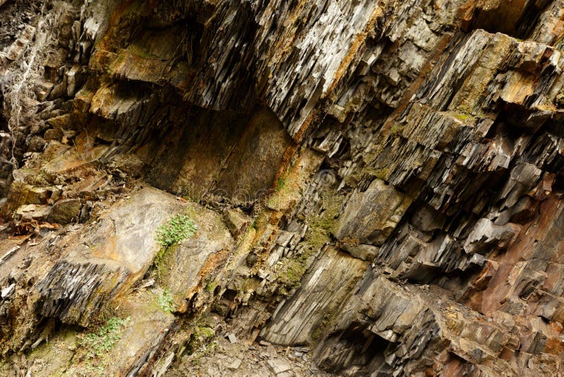 Diagonal Rock Material Texture. Macro of Old Mountain Stones Pattern ...