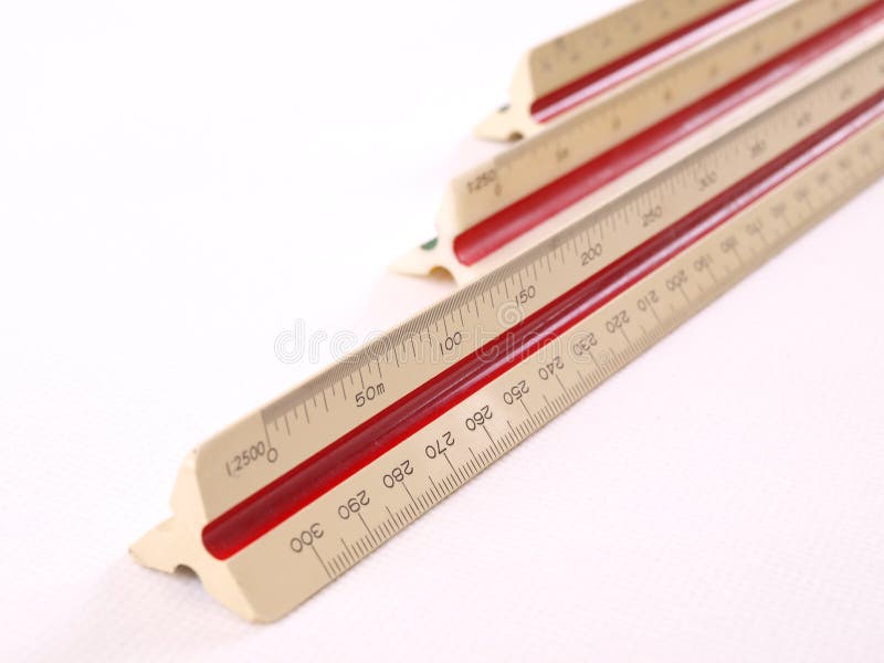 Diagonal Scale Ruler Array Long Stock Photo - Image of three, draw: 5578684