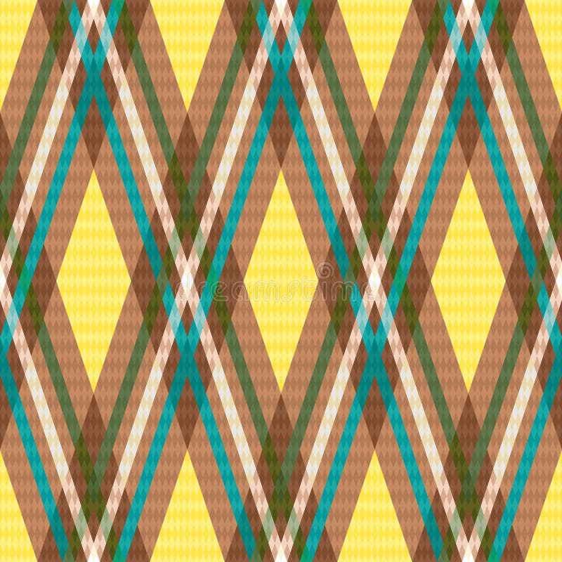 Checkered Diagonal Tartan Fabric Seamless Texture Stock Vector ...