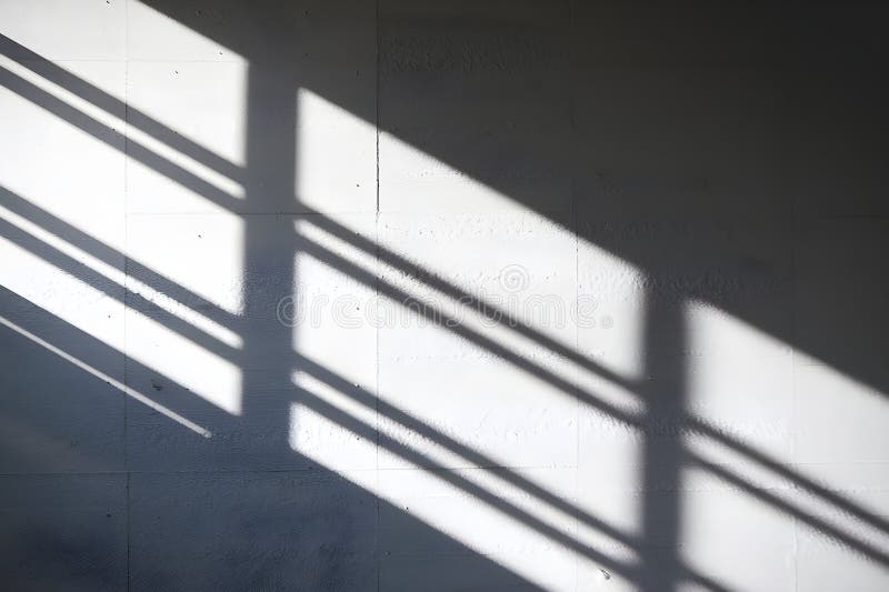 Diagonal Shadow with Wavy Patterns on White Wall, Adds Simplicity and ...