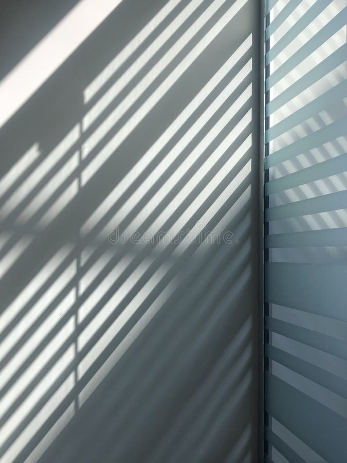 Shadows of the Lines on the Frosted Glass Stock Image - Image of ...