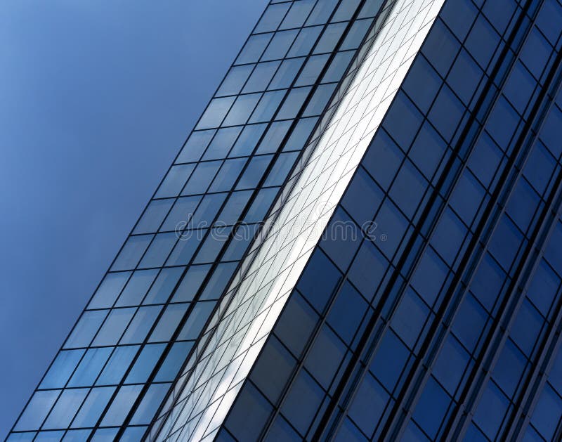 Diagonal Shapes of Modern Skyscrapers Background Stock Image - Image of ...