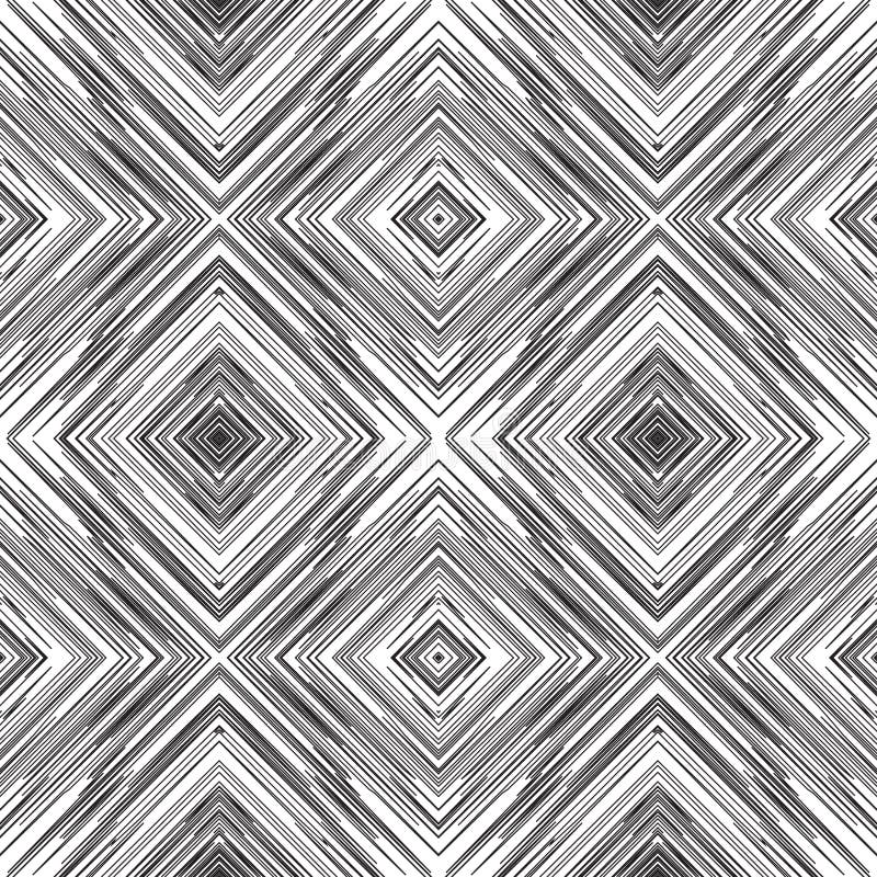 Diagonal Square Tangle Line Pattern Stock Vector - Illustration of ...