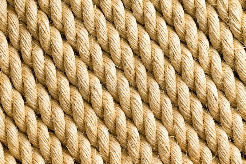Strands of Rope in a Knot stock photo. Image of detail - 26150570
