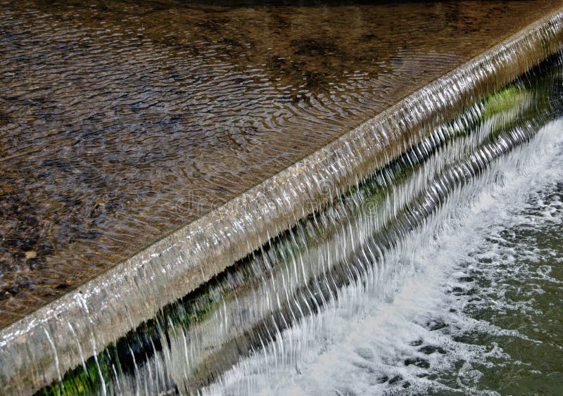 Stream Weir in the Pa Sak Jolasid Dam Stock Image - Image of weir ...