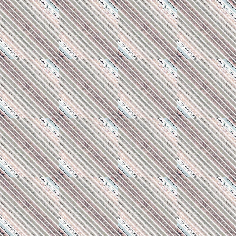 Diagonal Stripe Line Pattern Seamless, Modern Art Stock Illustration ...