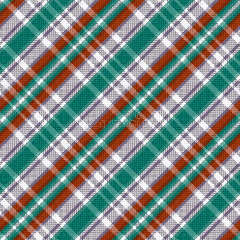 Diagonal Tartan Seamless Texture in Red Different Hues Stock Vector ...