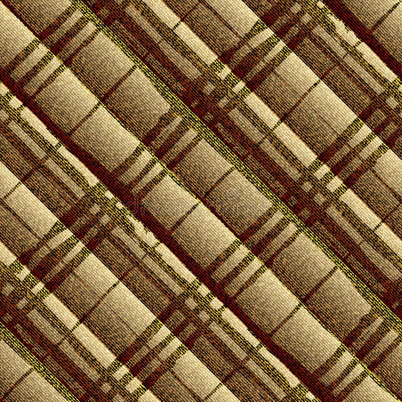 Diagonal Textured Brown Plaid Stock Vector - Illustration of seam ...