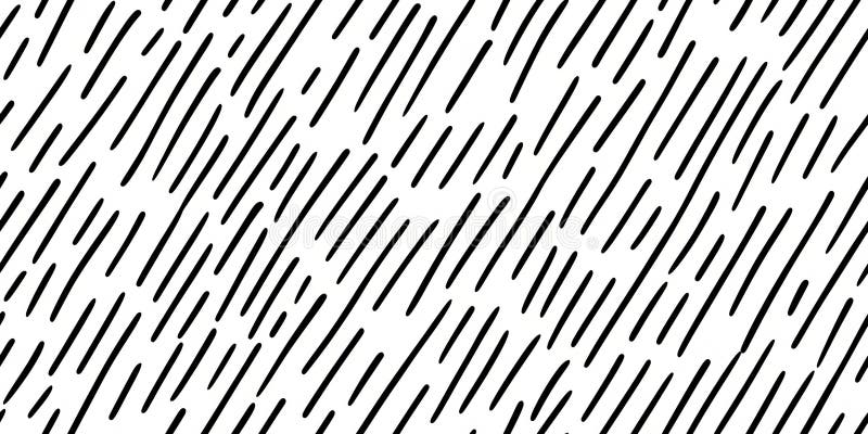 Diagonal Thin Stripes Seamless Pattern. Hand Drawn Dashed Parallel ...